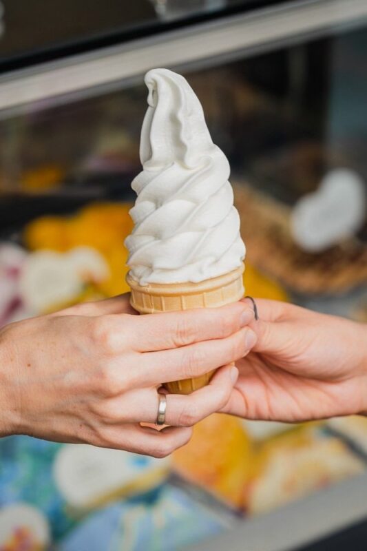 Easy recipe for soft serve ice cream from the vending machine