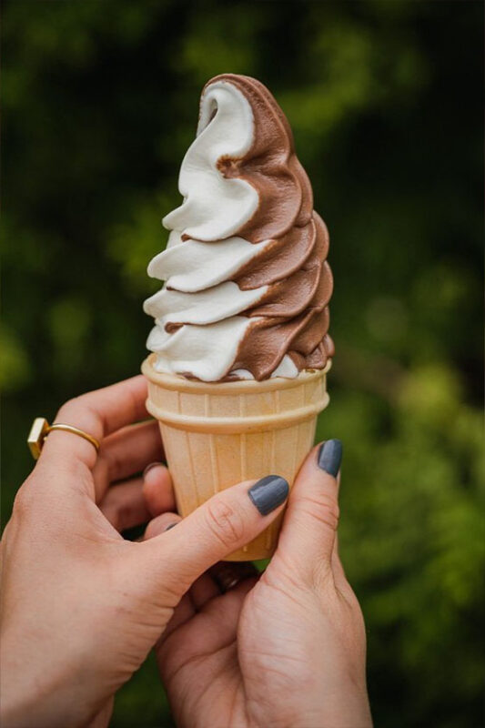 Easy recipe for soft serve ice cream from the vending machine